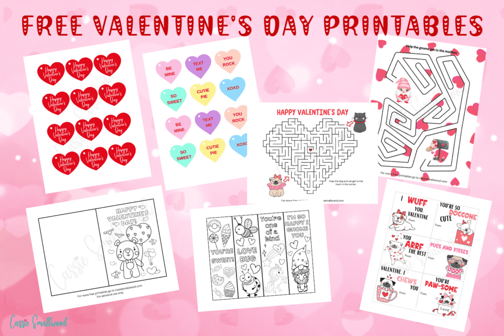 Valentine Free Printables - Cassie Smallwood