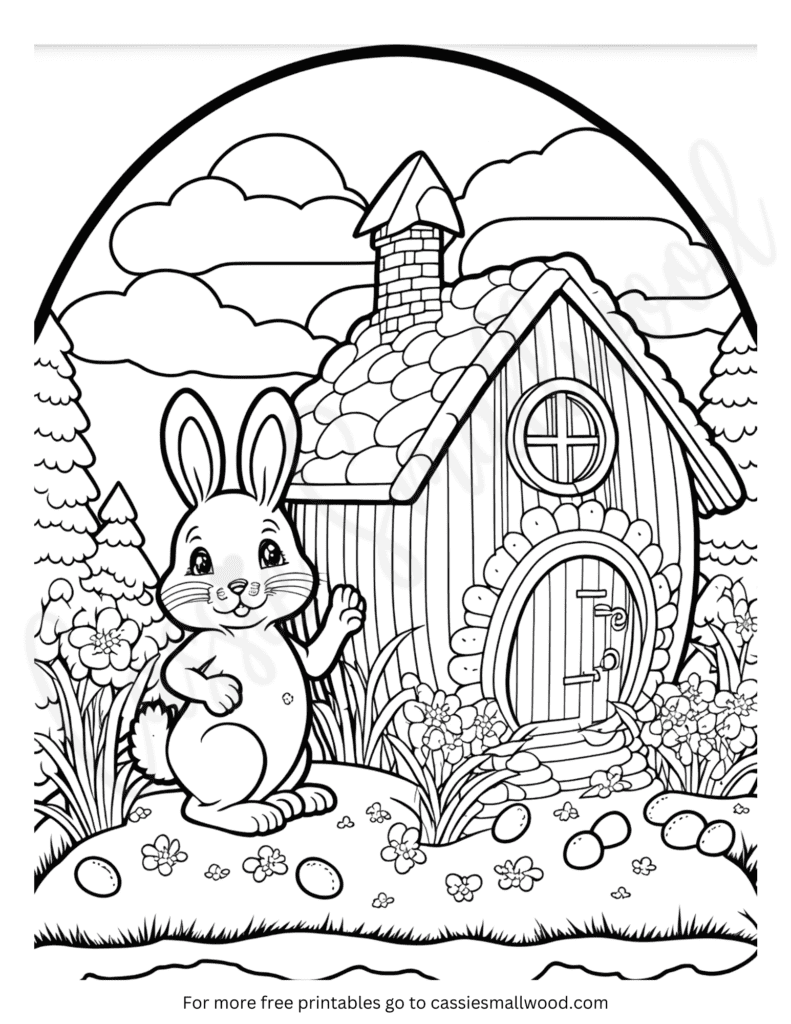 76 Cutest Easter Coloring Pages (Free Printable) - Cassie Smallwood