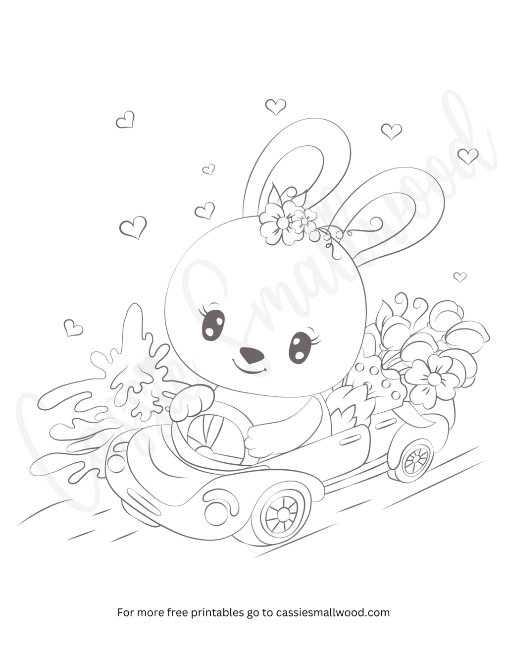 76 Cutest Easter Coloring Pages (Free Printable) - Cassie Smallwood