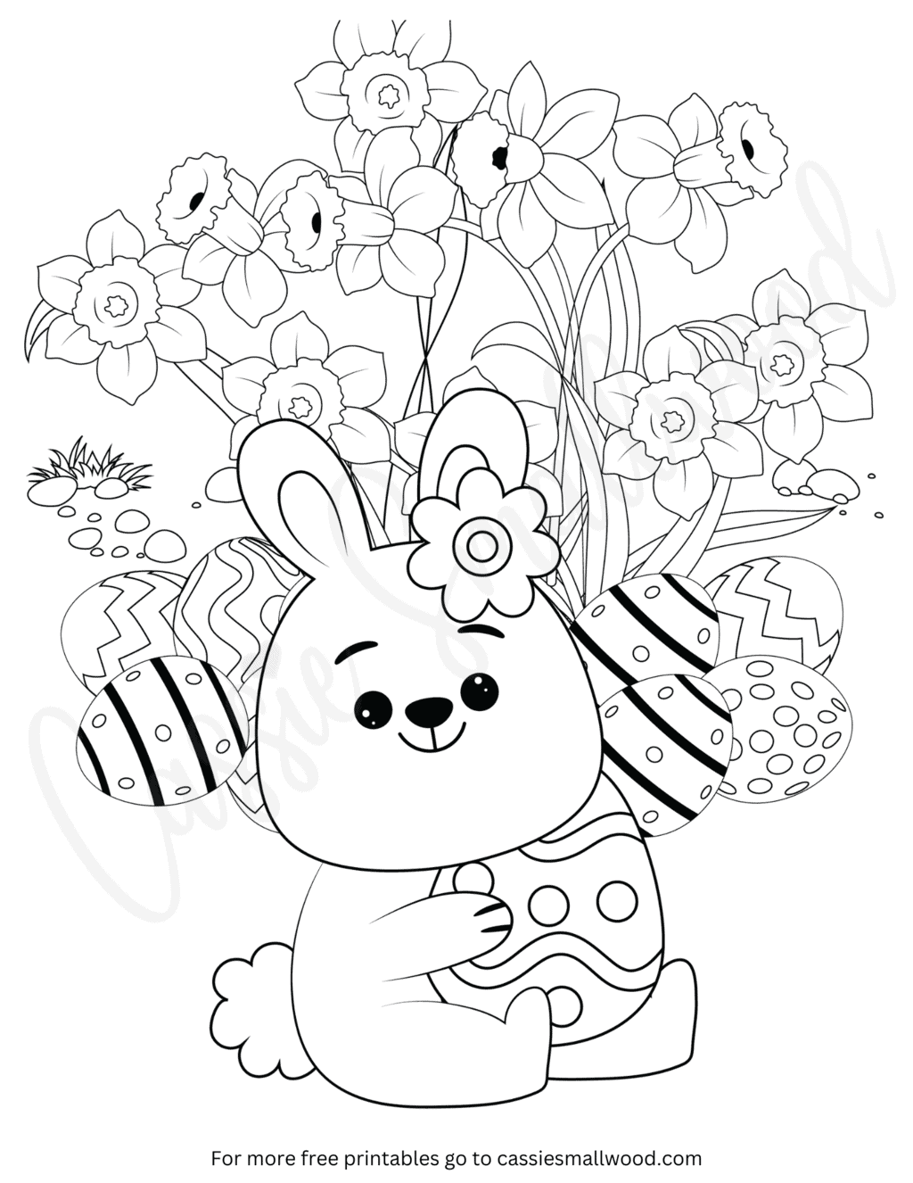 76 Cutest Easter Coloring Pages (Free Printable) - Cassie Smallwood