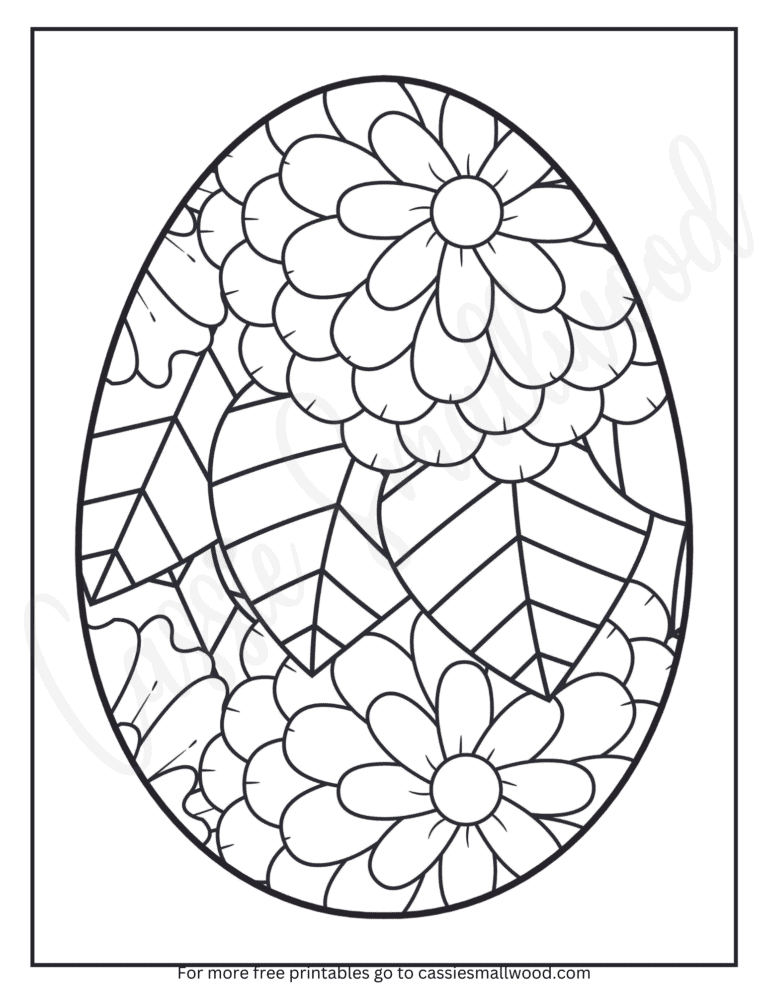 76 Cutest Easter Coloring Pages (Free Printable) - Cassie Smallwood