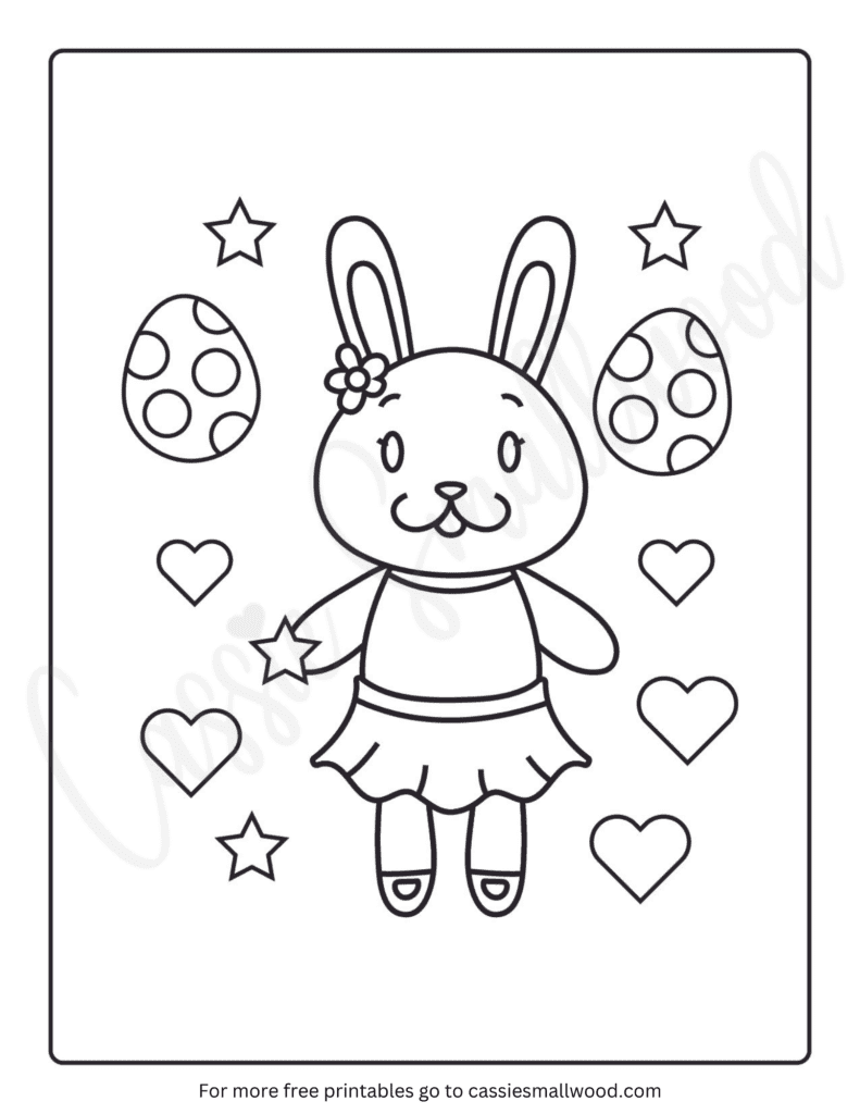 76 Cutest Easter Coloring Pages (Free Printable) - Cassie Smallwood