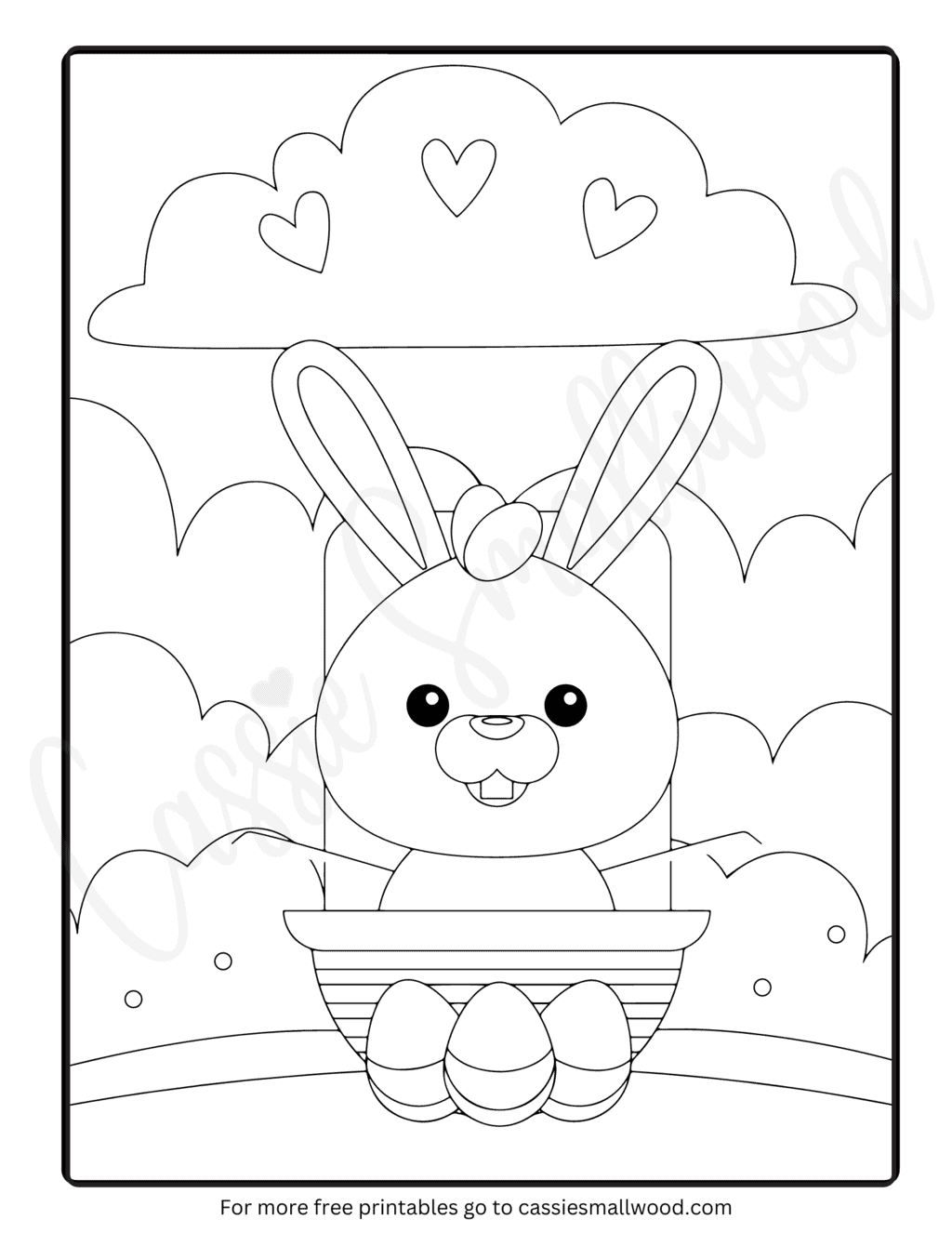76 Cutest Easter Coloring Pages (Free Printable) - free printable cute ...