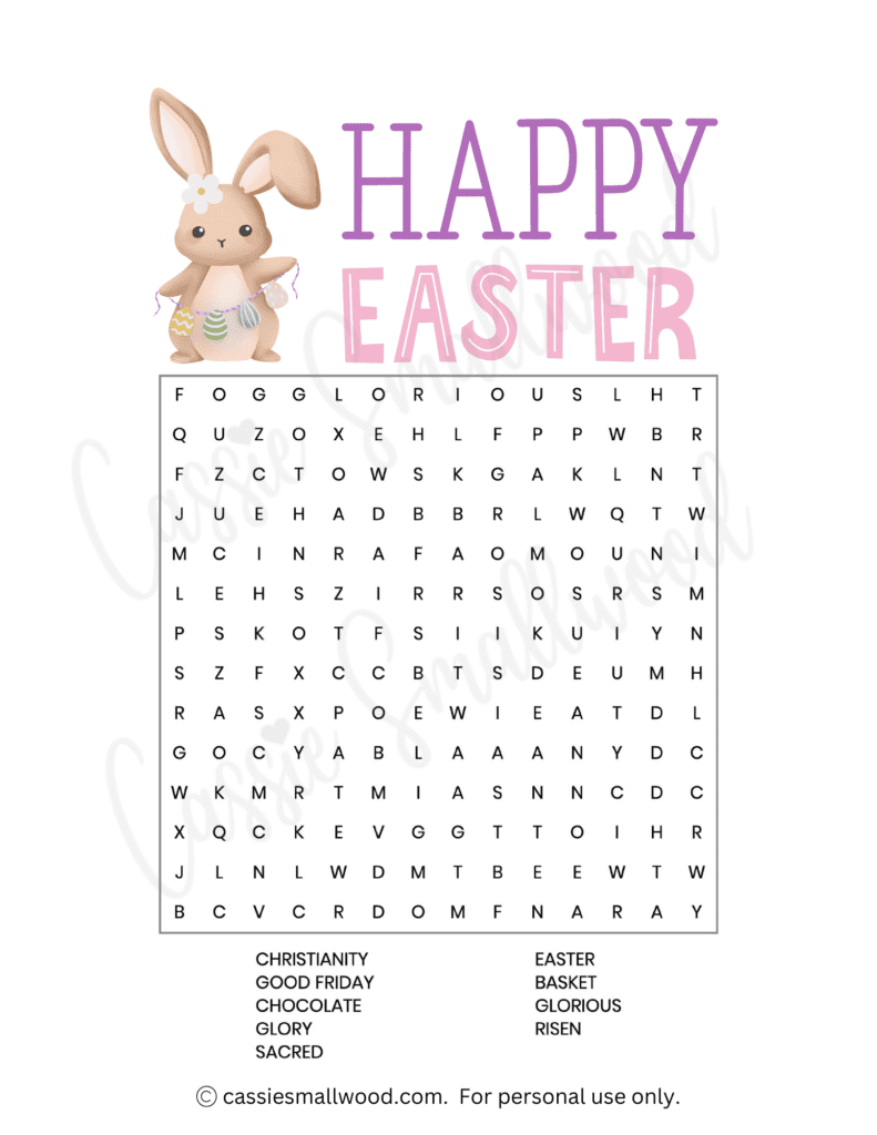 Christian Easter Word Search Printable - Word Search Maker Christian Easter Word Search Printable - Word Search Maker