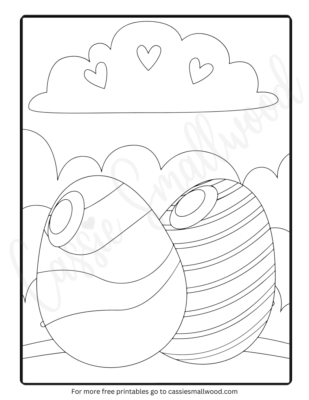 76 Cutest Easter Coloring Pages (Free Printable) - Cassie Smallwood