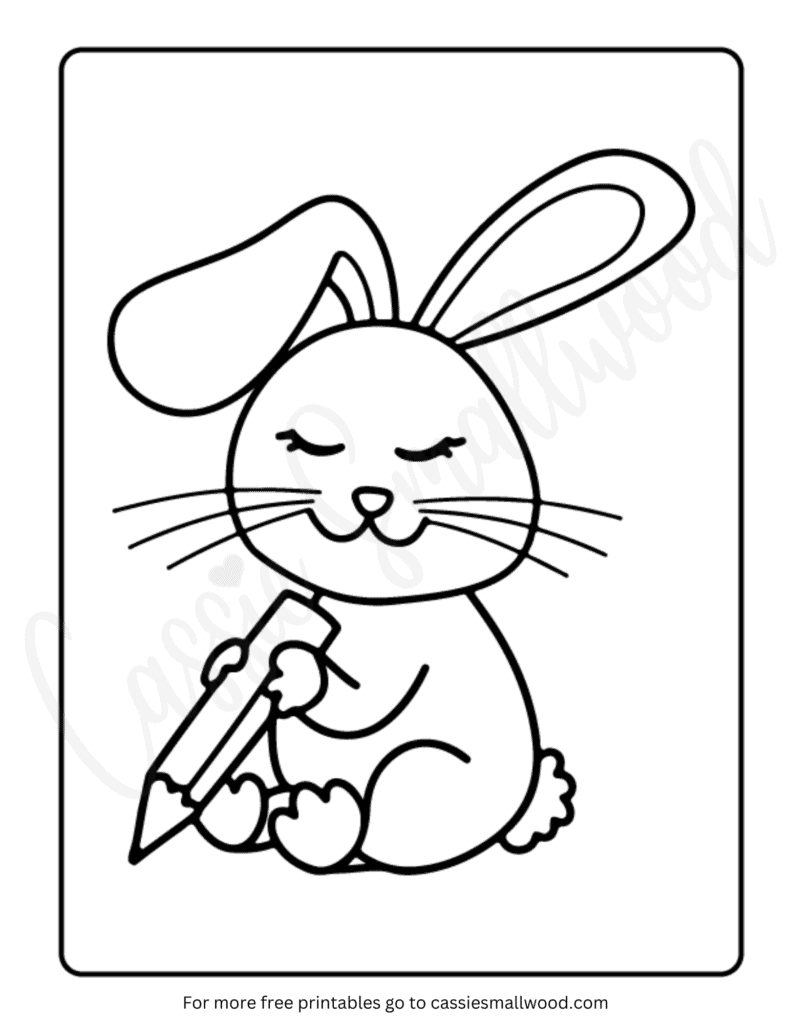 76 Cutest Easter Coloring Pages (Free Printable) - Cassie Smallwood