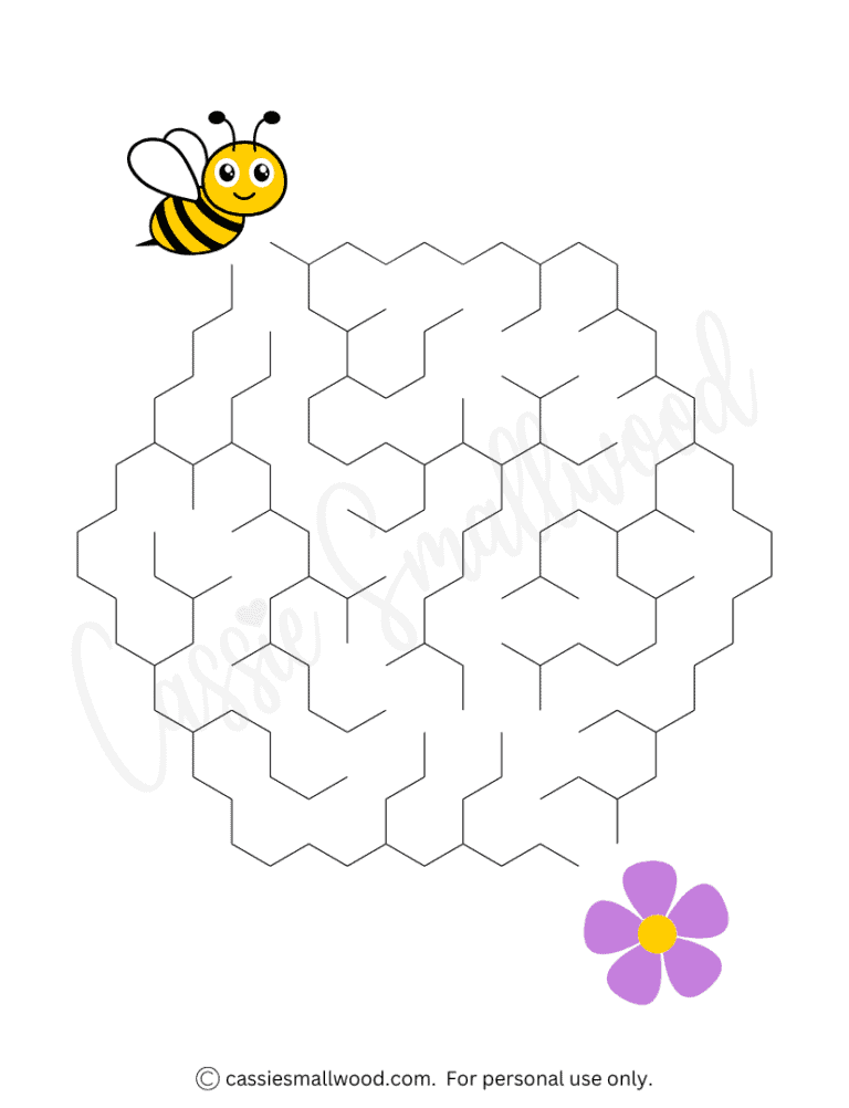 12 Summer Maze Worksheets {Free Printable} - Cassie Smallwood