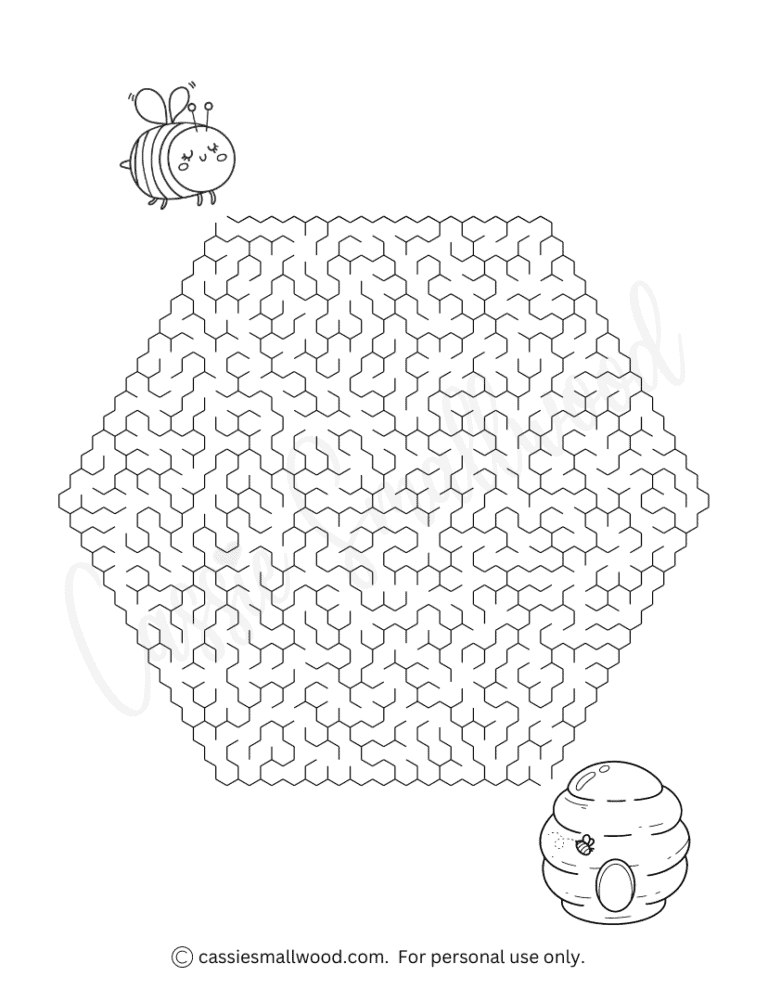 12 Summer Maze Worksheets {Free Printable} - Cassie Smallwood