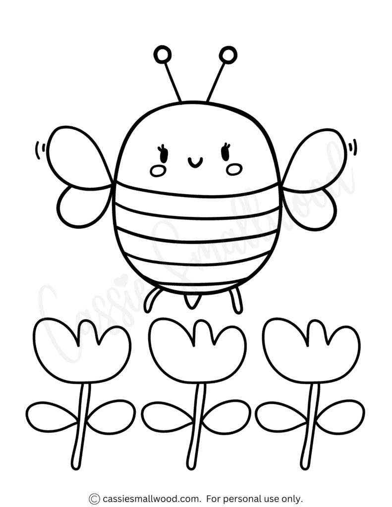Free Printable Bee Coloring Pages [2025]