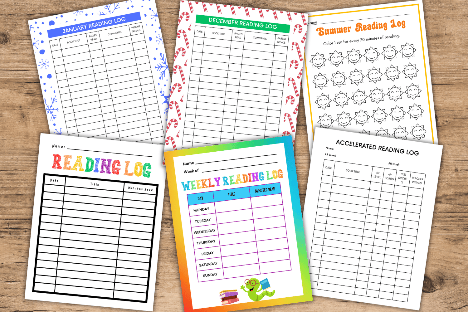 17 Cute Reading Logs {FREE PRINTABLE} - Cassie Smallwood