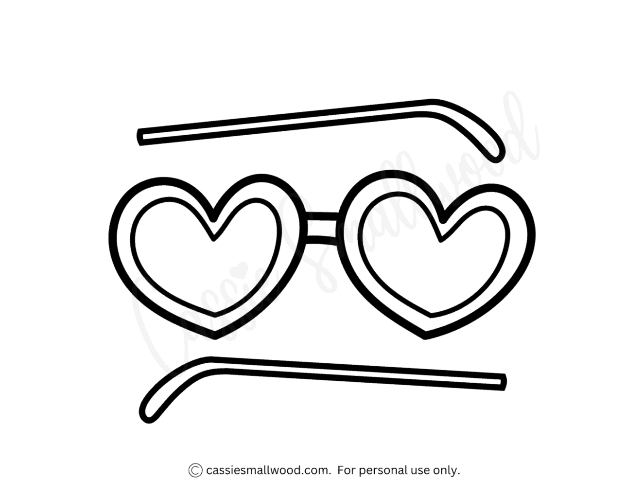 12 Glasses Templates (Sunglasses and Eyeglasses) - Cassie Smallwood