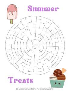 12 Summer Maze Worksheets {Free Printable} - Cassie Smallwood