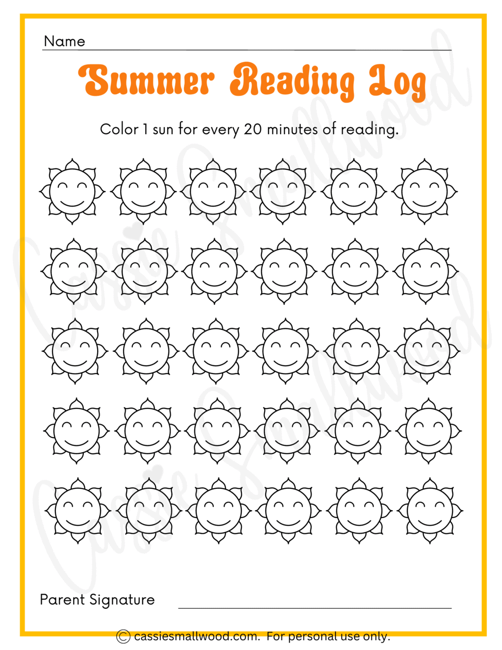 17 Cute Reading Logs {FREE PRINTABLE} - Cassie Smallwood