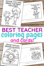 22 Cute Teacher Appreciation Coloring Pages (And Cards!) - Cassie Smallwood