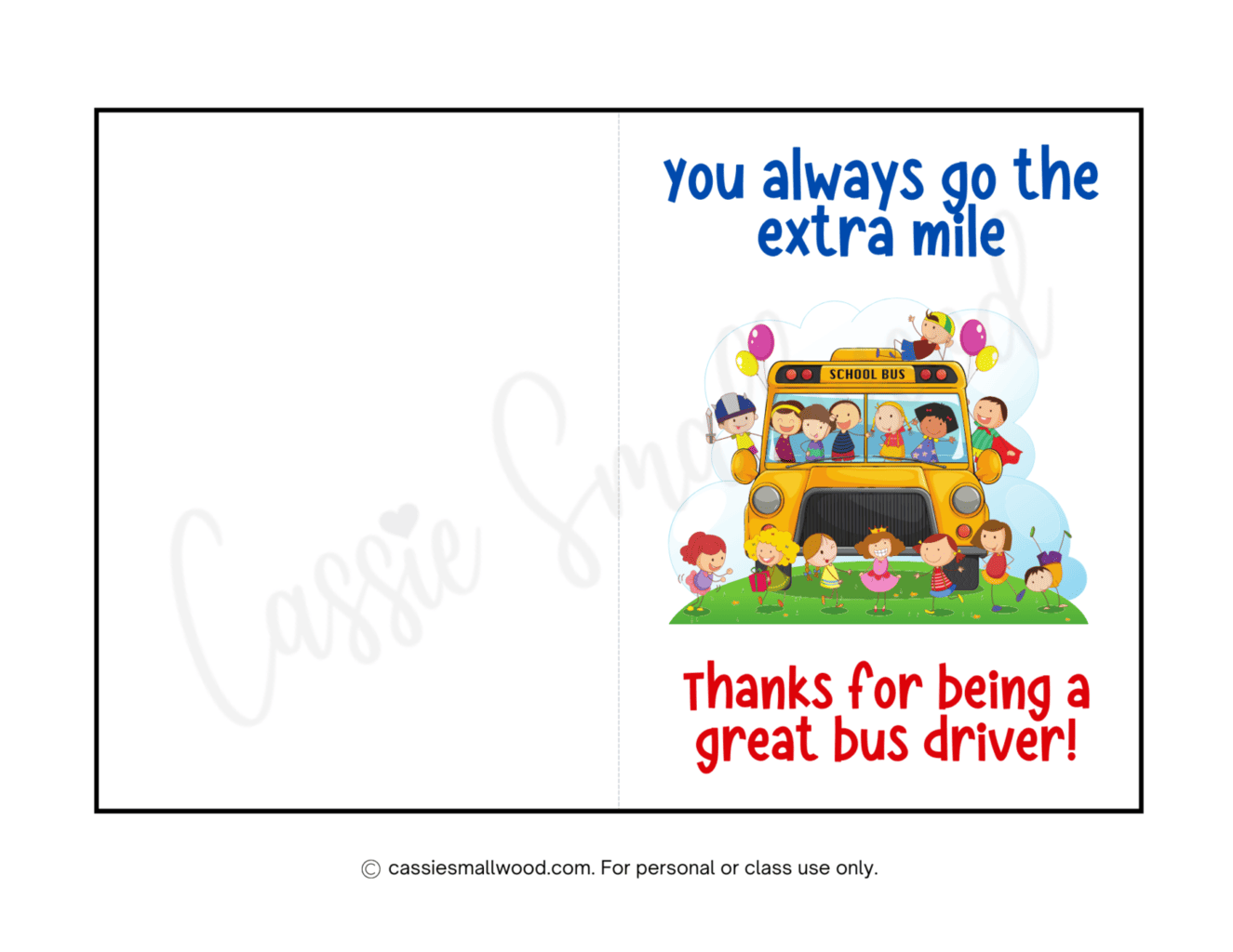 THE BEST Teacher Thank You Cards (21 Free Printables) - Cassie Smallwood