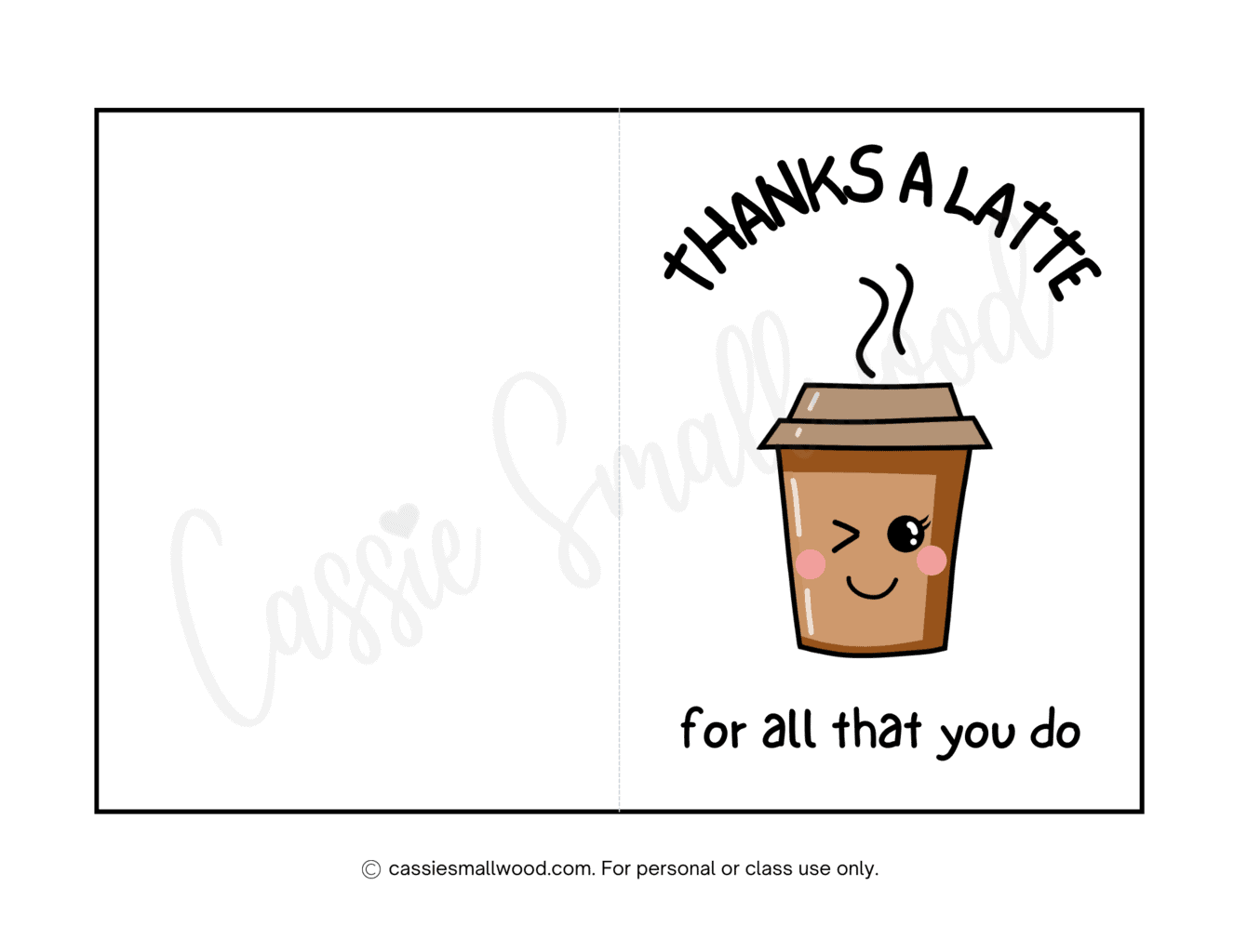 THE BEST Teacher Thank You Cards (21 Free Printables) - Cassie Smallwood