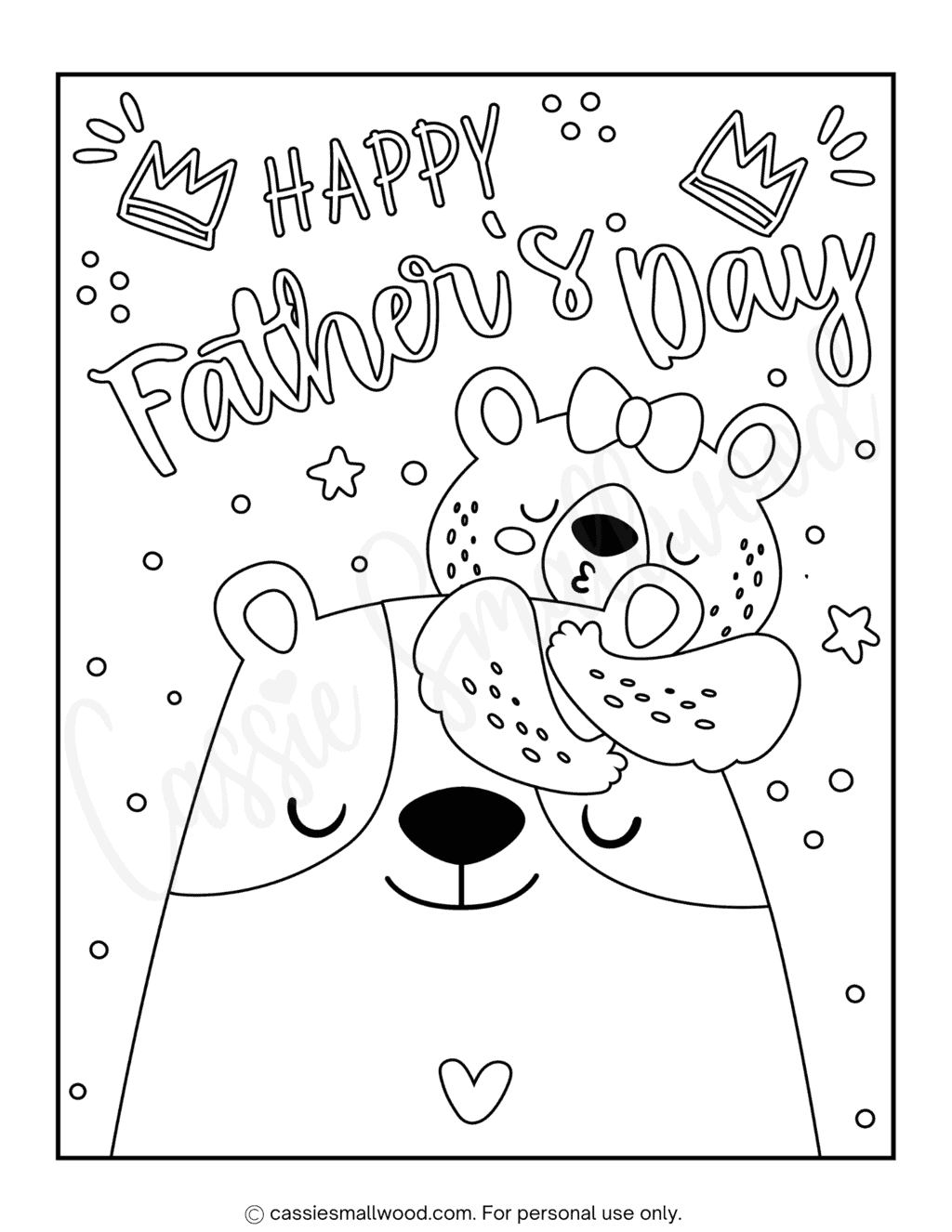36 Cute Father's Day Coloring Pages (Free Printable) - Cassie Smallwood