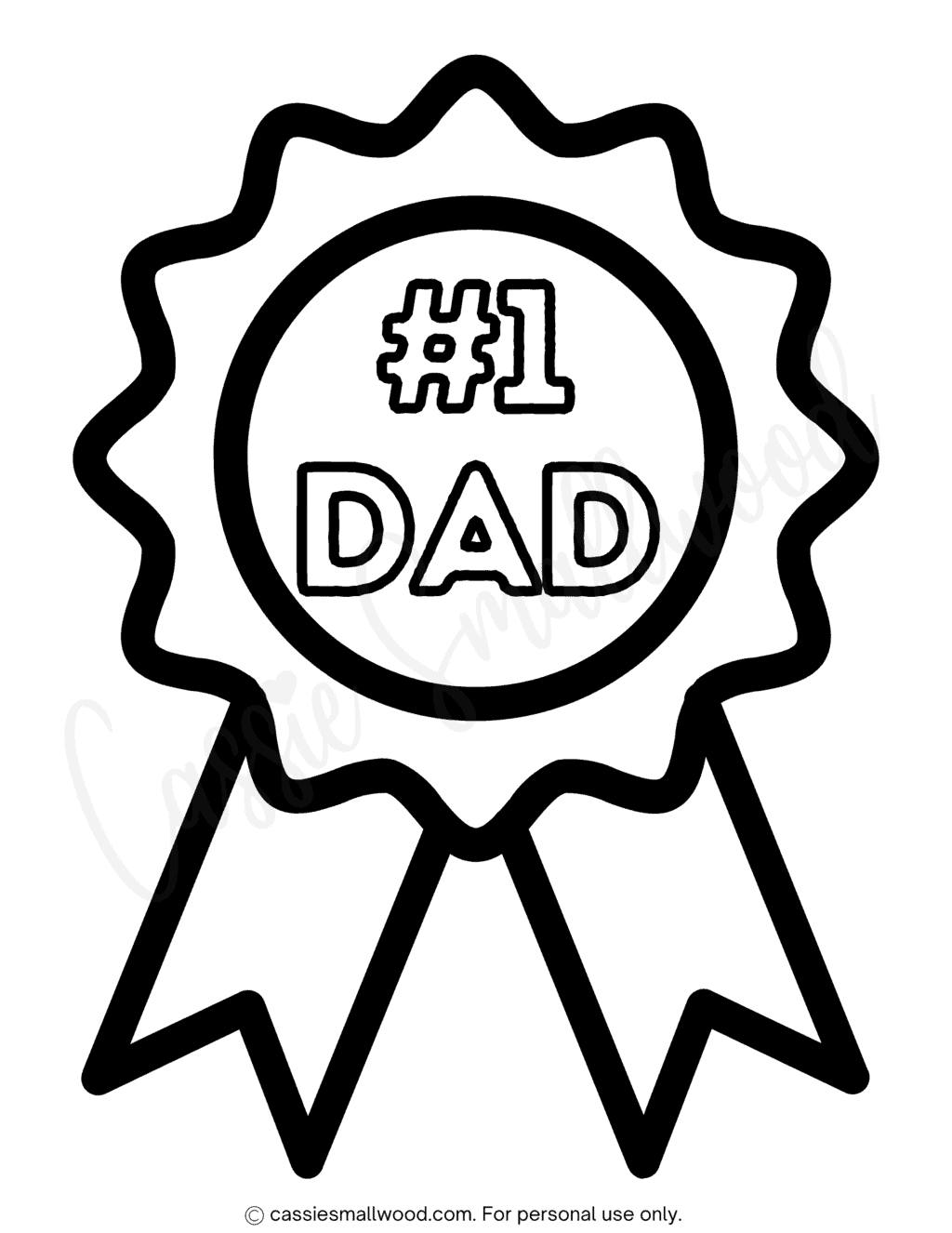 36 Cute Father's Day Coloring Pages (Free Printable) - Cassie Smallwood