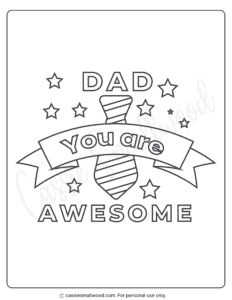 36 Cute Father's Day Coloring Pages (Free Printable) - Cassie Smallwood