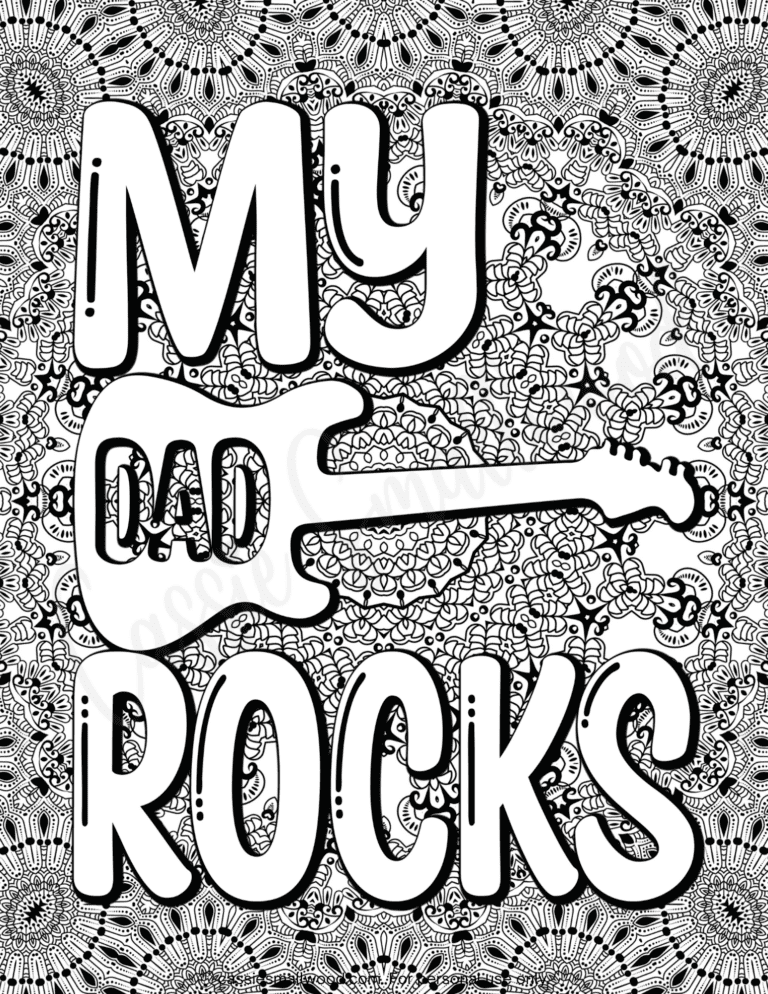 36 Cute Father's Day Coloring Pages (Free Printable) - Cassie Smallwood