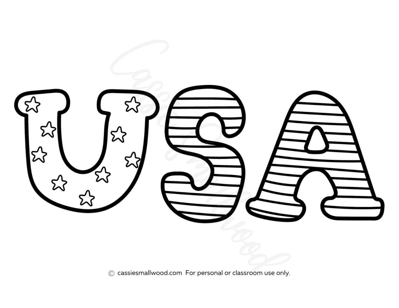 25 Cute 4th Of July Coloring Pages (Free Printable) - Cassie Smallwood