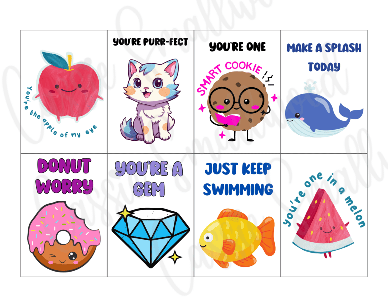 THE CUTEST Lunch Box Notes - Cassie Smallwood