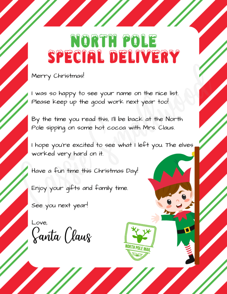 THE CUTEST Letters From Santa - Cassie Smallwood