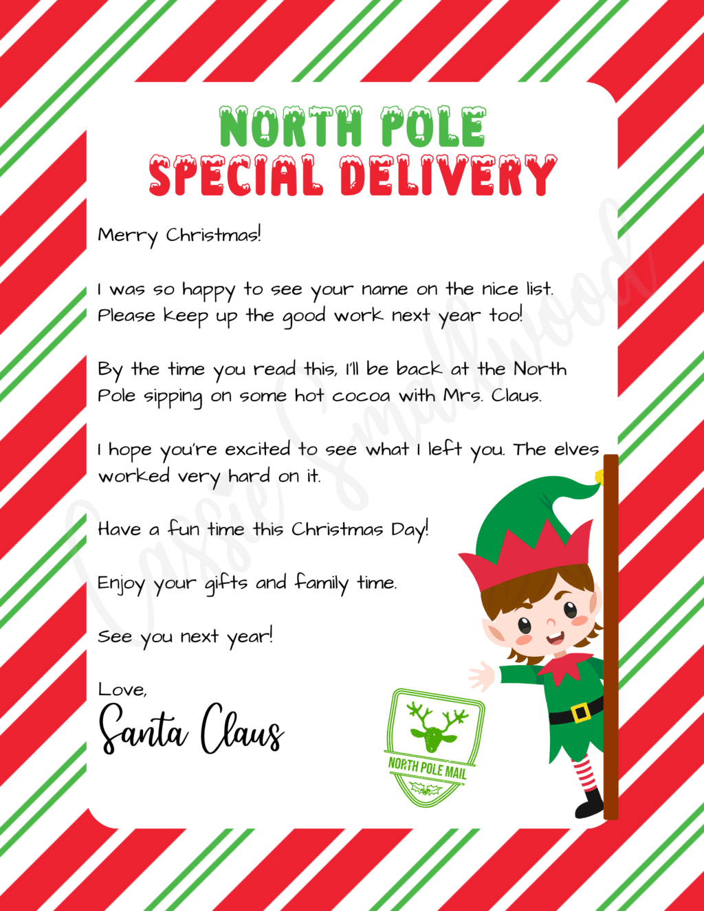 THE CUTEST Letters From Santa - Cassie Smallwood