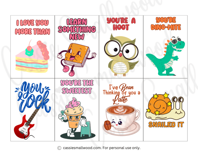 THE CUTEST Lunch Box Notes - Cassie Smallwood