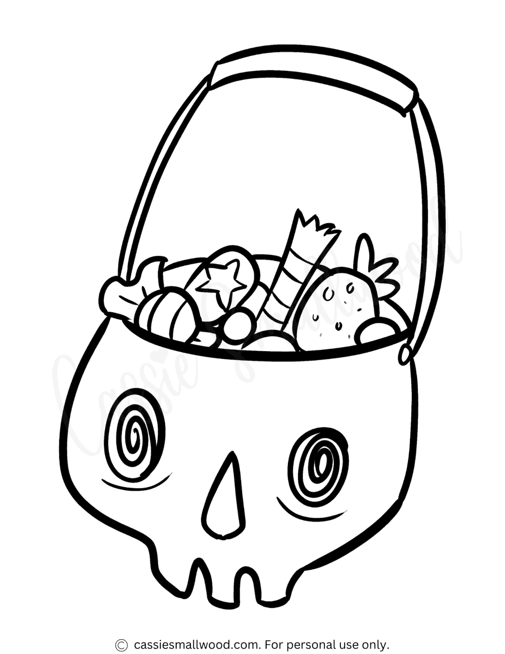 THE CUTEST Candy Coloring Pages - Cassie Smallwood