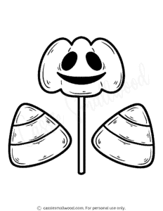 THE CUTEST Candy Coloring Pages - Cassie Smallwood