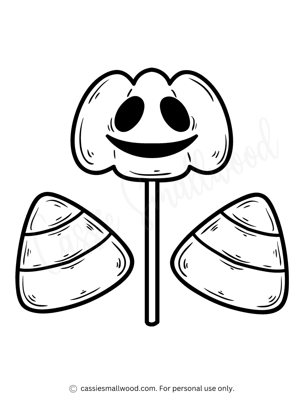 THE CUTEST Candy Coloring Pages - Cassie Smallwood