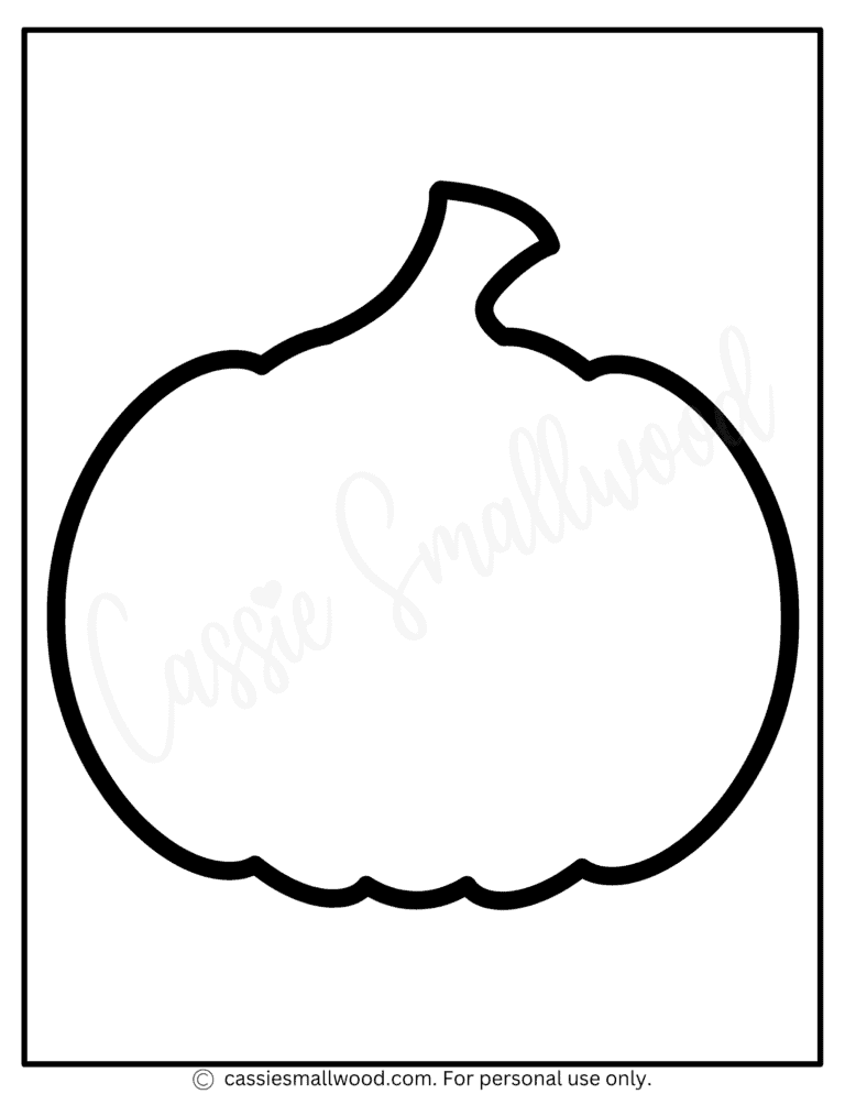 23 AWESOME Pumpkin Outlines - Cassie Smallwood