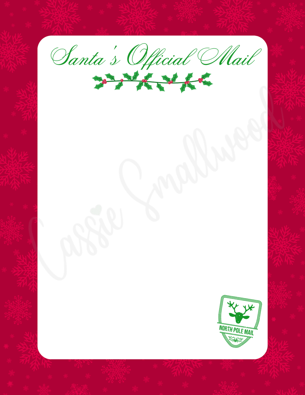THE CUTEST Letters From Santa - Cassie Smallwood