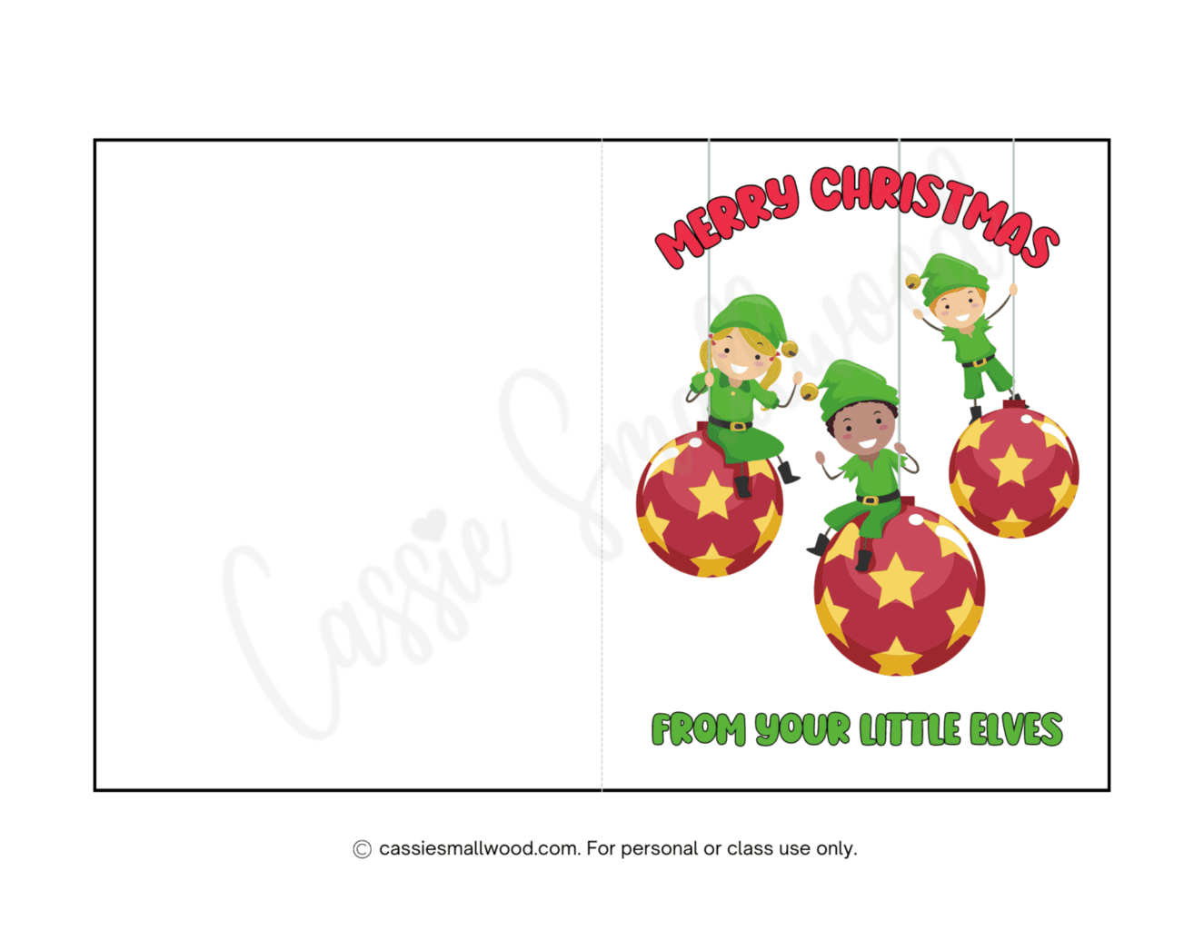 Cute & Funny Teacher Christmas Cards (Free Printable) - Cassie Smallwood