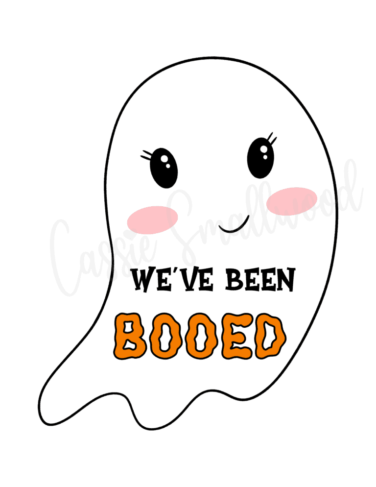 THE CUTEST You've Been Booed Printables - Cassie Smallwood