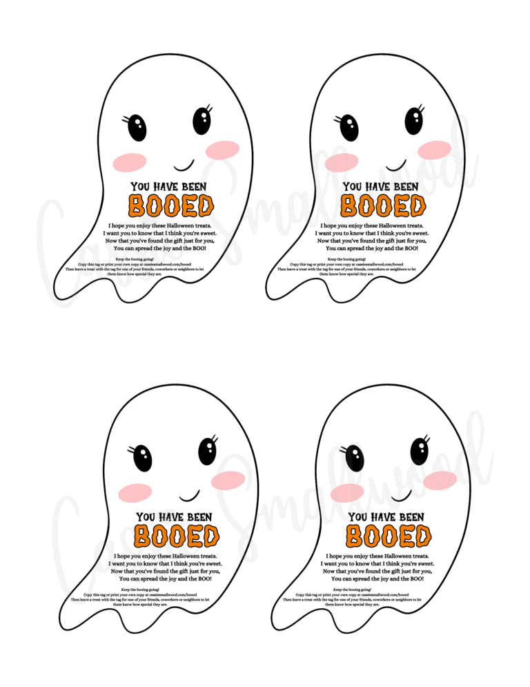 THE CUTEST You've Been Booed Printables - Cassie Smallwood