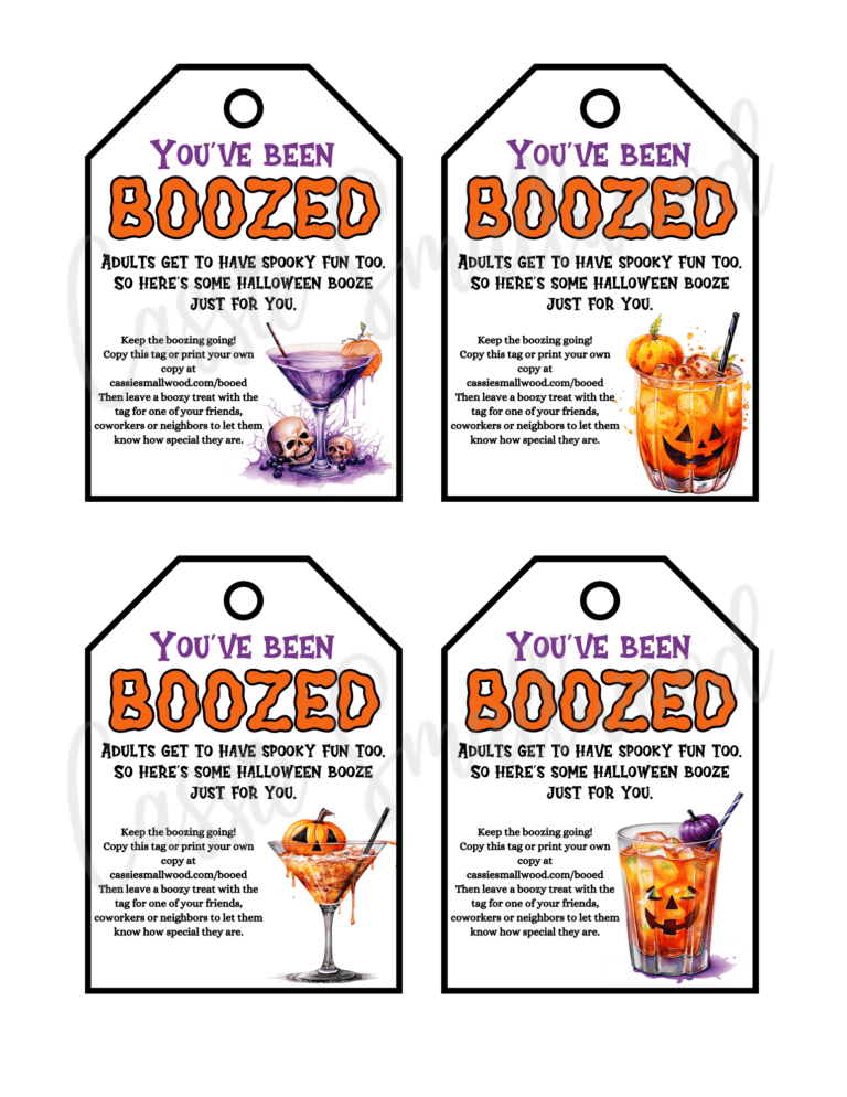 THE CUTEST You've Been Booed Printables - Cassie Smallwood