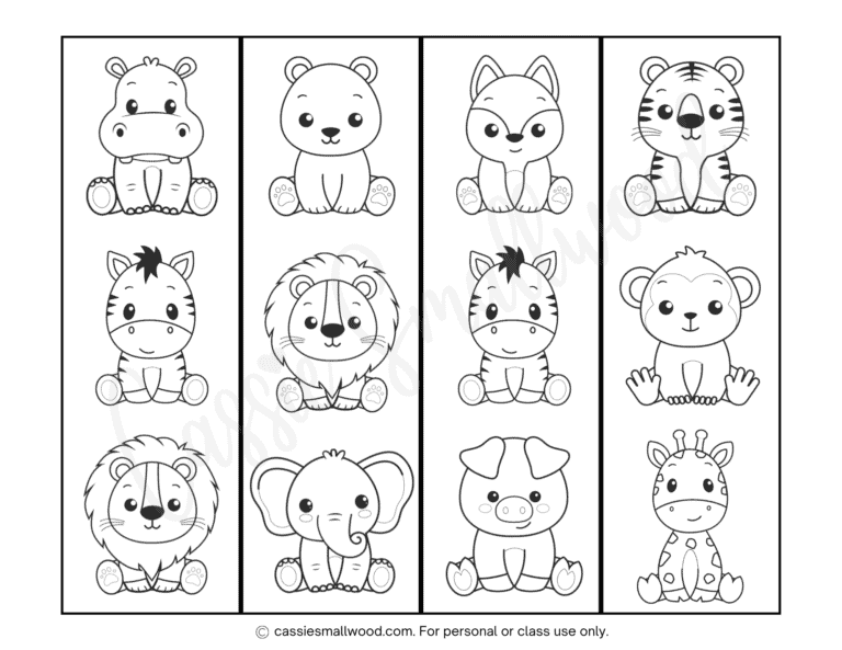 92 CUTE Free Printable Bookmarks - Cassie Smallwood