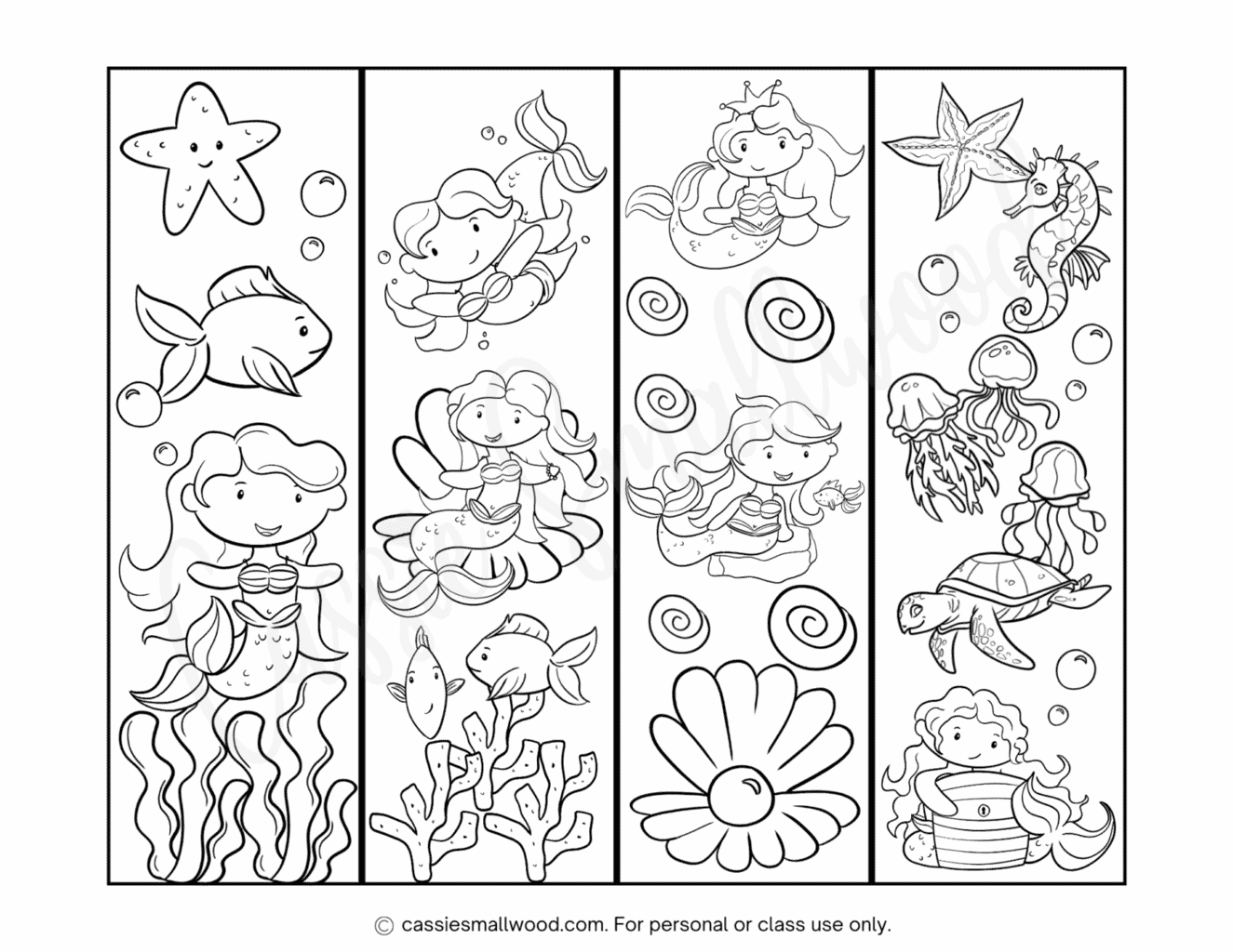 92 CUTE Free Printable Bookmarks - Cassie Smallwood