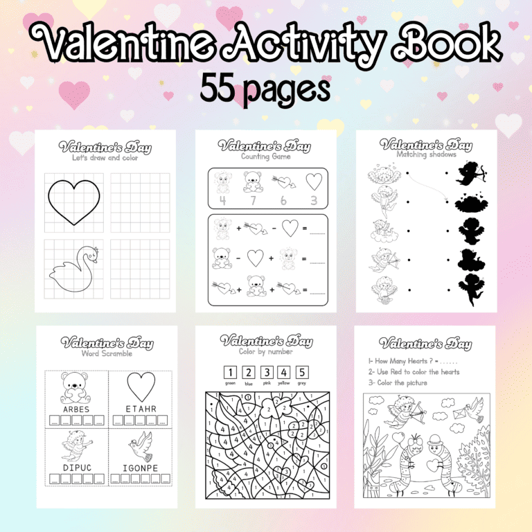 21 Best Valentines Color By Number Free Printables - Cassie Smallwood