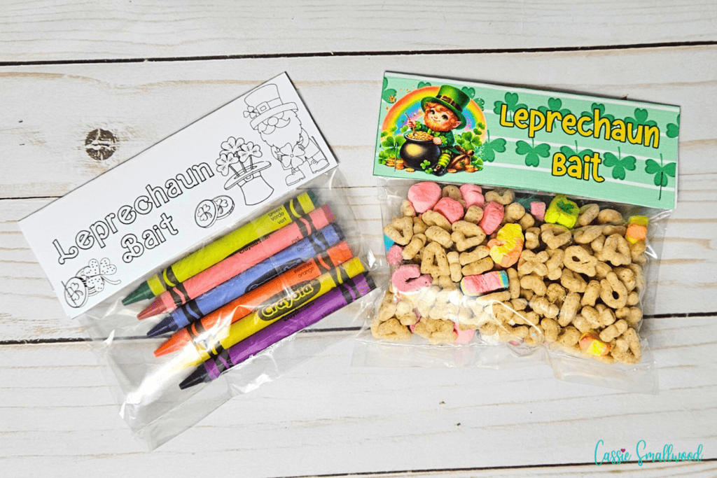 Leprechaun Bait Free Printable Bag Toppers & Tags - Cassie Smallwood
