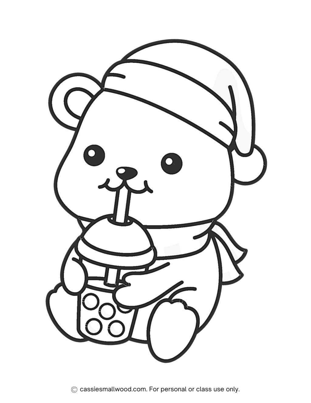 25 Cute Boba Tea Coloring Pages (Free Printables) - Cassie Smallwood