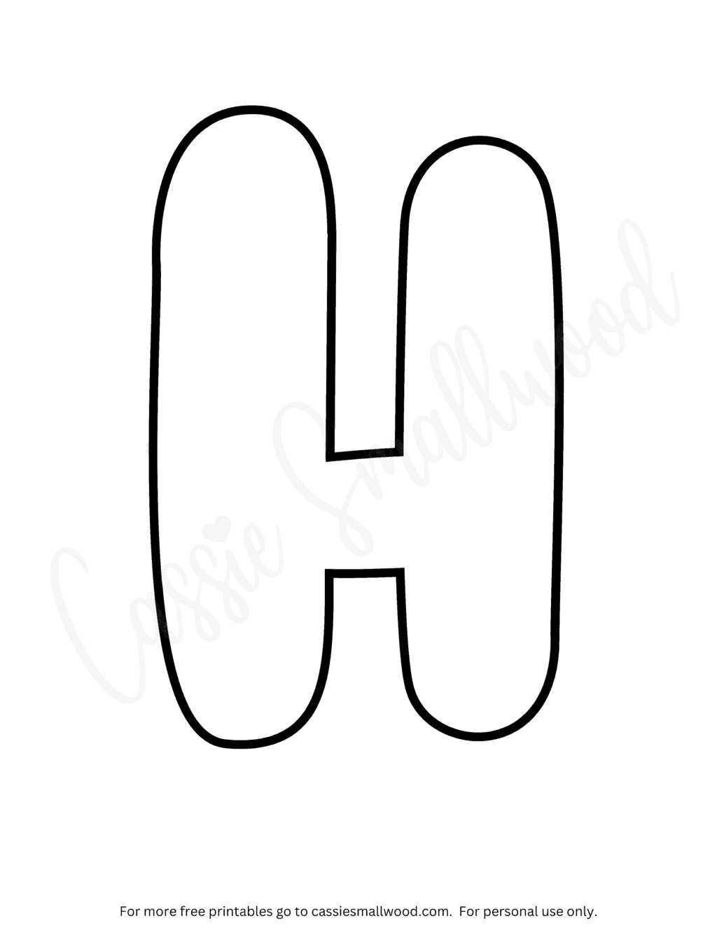 Bubble Letters Coloring Pages Letter Alphabet Fun Printable Sheets Kids ...