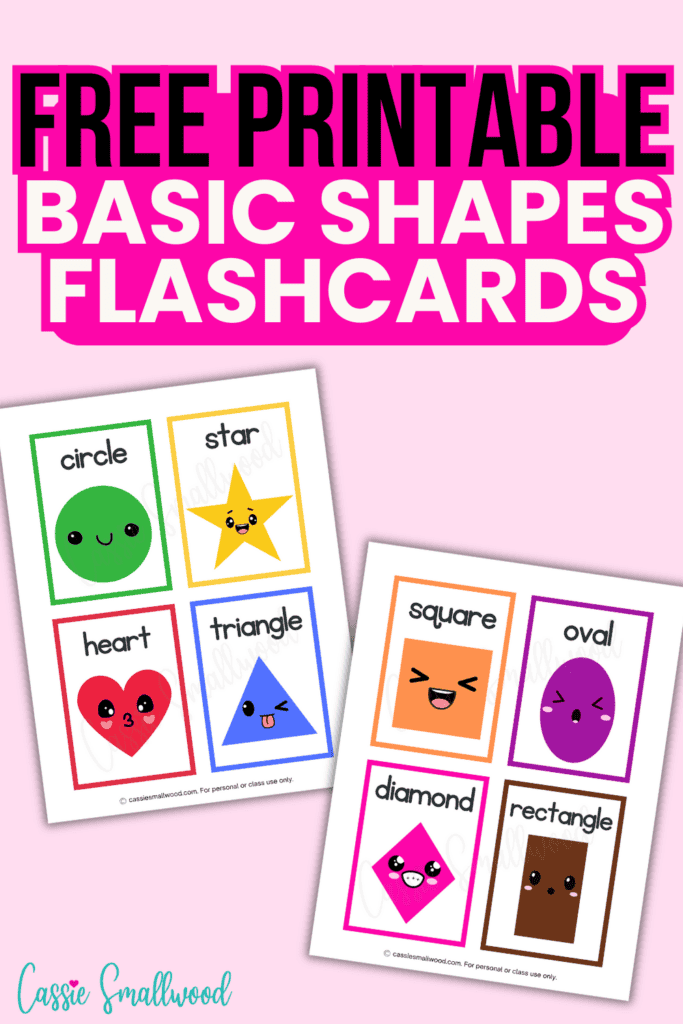 FREE Printable Color Flashcards For Toddlers - Cassie Smallwood