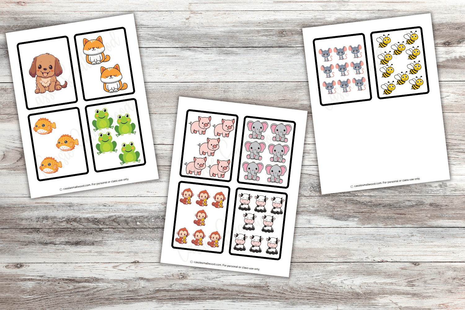 FREE Printable Numbers Flashcards To Teach Kids Counting - Cassie Smallwood