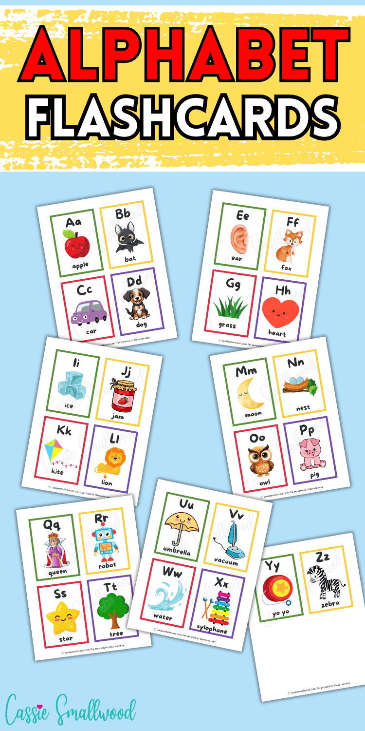 FREE Printable Numbers Flashcards To Teach Kids Counting - Cassie Smallwood