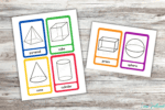 FREE Printable Basic Shapes Flashcards For Kids - Cassie Smallwood