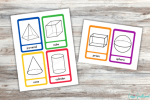 FREE Printable Basic Shapes Flashcards For Kids - Cassie Smallwood