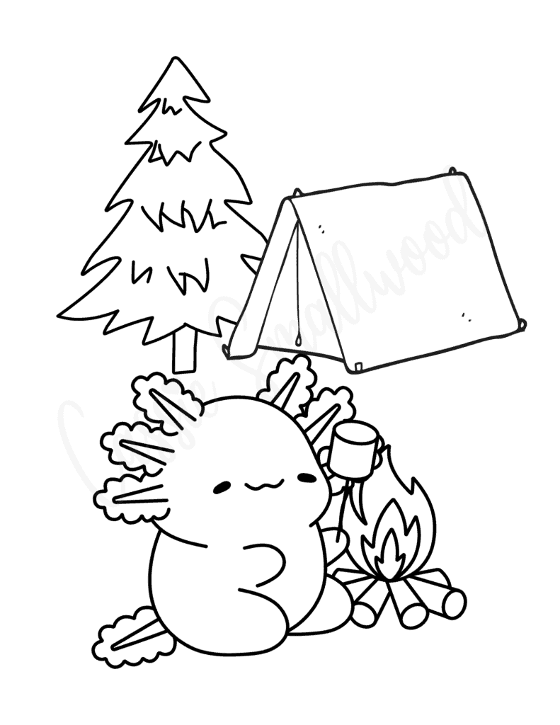 Axolotl Coloring Pages [2025]